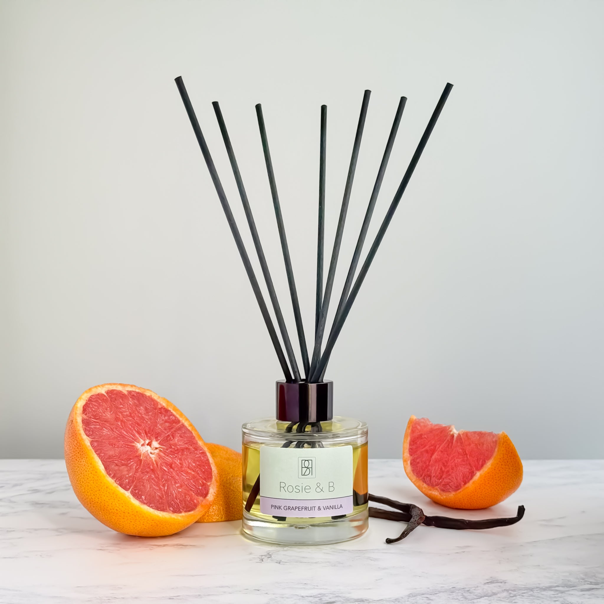 Pink Grapefruit & Vanilla Reed Diffuser – Rosie & B